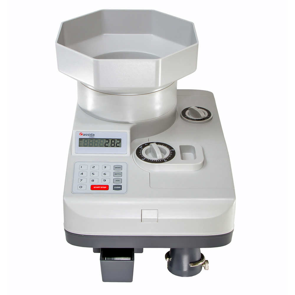 Cassida C550 - Heavy-Duty Coin Counter / OFF Sorter